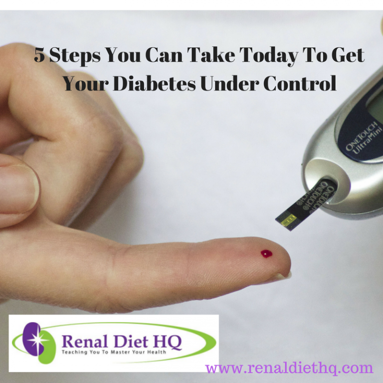 5 Steps You Can Take Today To Get Your Diabetes Under Control - Healthy ...